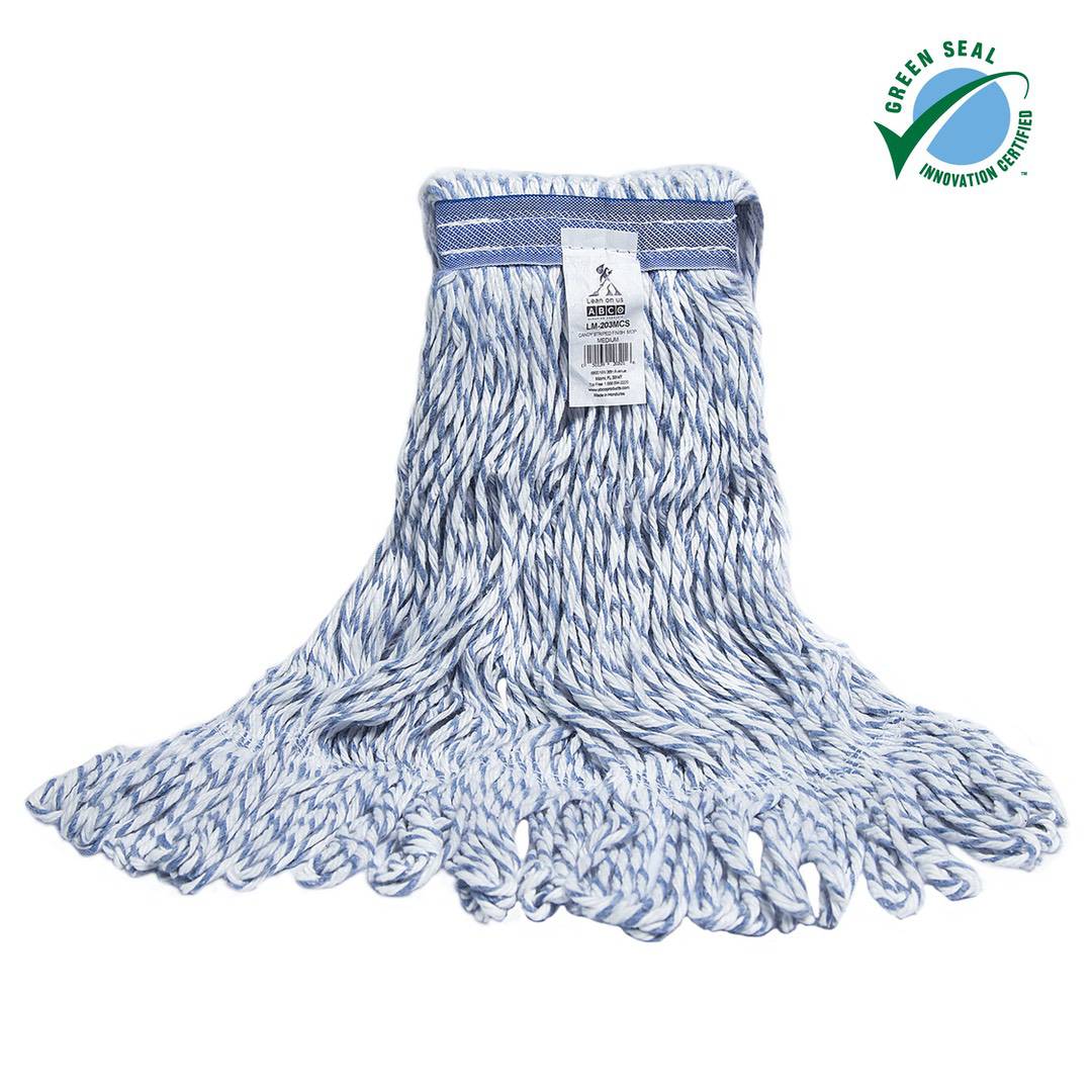 Candy Striped Loop-End Finish Mops | ABCO Cleaning Products