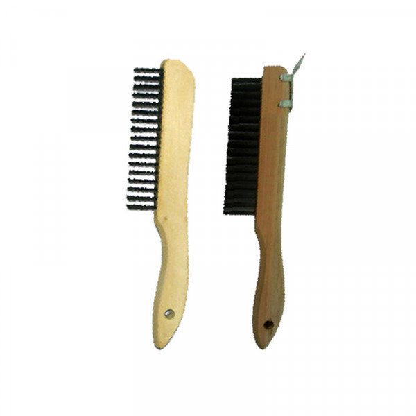 Short Handle Wood Block Wire Brushes | ABCO Cleaning Products